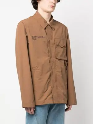Helmut Lang Logo-print Utility Jacket