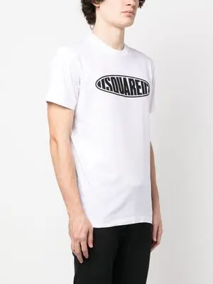 Dsquared2 Logo-print Short-sleeve T-shirt - White
