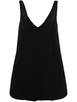 Khaite V-neck A-line Dress
