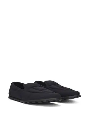 Dolce & Gabbana Quilted Slippers - Black