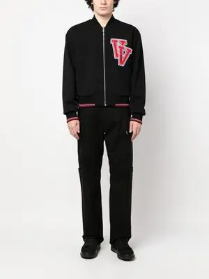 Versace Varsity-logo Bomber Jacket