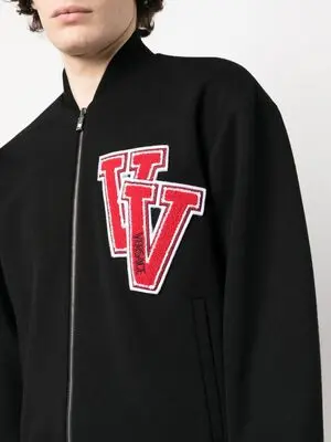 Versace Varsity-logo Bomber Jacket