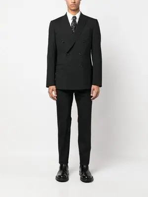 Dolce & Gabbana Martini-fit Double-breasted Suit - Black