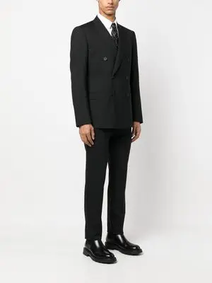 Dolce & Gabbana Martini-fit Double-breasted Suit - Black