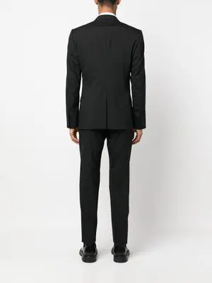 Dolce & Gabbana Martini-fit Double-breasted Suit - Black