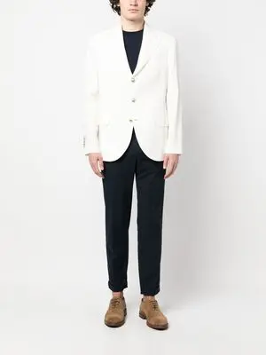 Brunello Cucinelli Single-breasted Linen Blazer