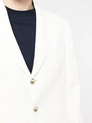 Brunello Cucinelli Single-breasted Linen Blazer