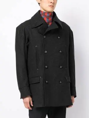 VIVIENNE WESTWOOD Wool-blend Pea Coat