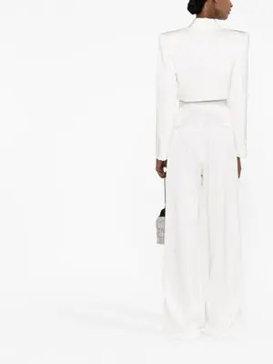 Alex Perry Single-breasted Cropped Blazer