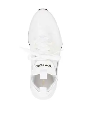 TOM FORD Logo-patch Lace-up Sneakers