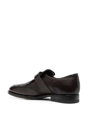 HENDERSON BARACCO Perforated Buckled Monk Shoes