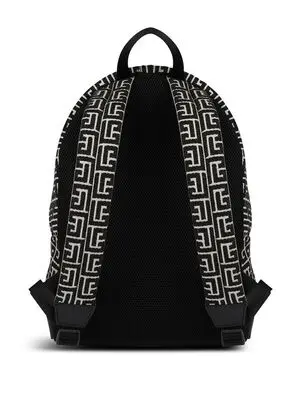 Balmain All-over Logo-pattern Backpack