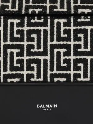 Balmain All-over Logo-pattern Backpack
