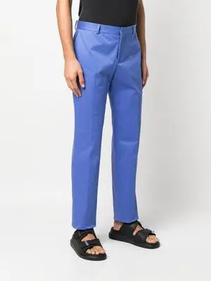 Moschino Tailored Trousers With Embroidered Logo