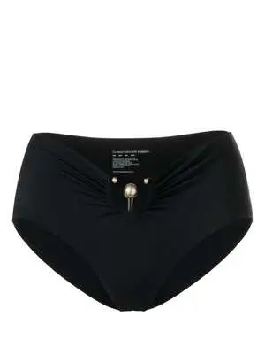 Christopher Esber Ring-embellishment Bikini Bottom - Black