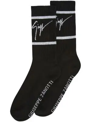 GIUSEPPE ZANOTTI Intarsia-logo Ankle Socks