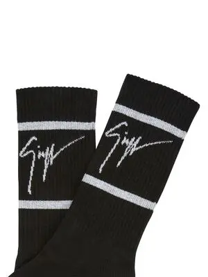 GIUSEPPE ZANOTTI Intarsia-logo Ankle Socks