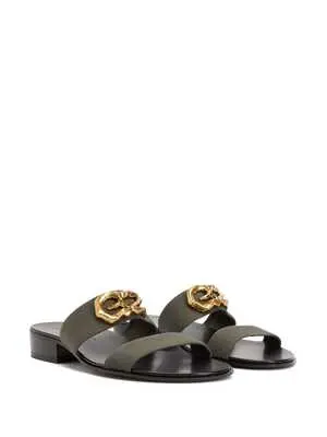 GIUSEPPE ZANOTTI Gregorie Logo-plaque Sandals