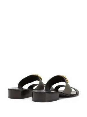 GIUSEPPE ZANOTTI Gregorie Logo-plaque Sandals