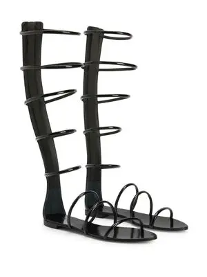 GIUSEPPE ZANOTTI Super Intrigo Gladiator Sandals - Black