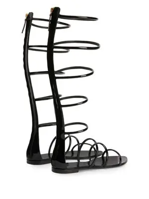 GIUSEPPE ZANOTTI Super Intrigo Gladiator Sandals - Black
