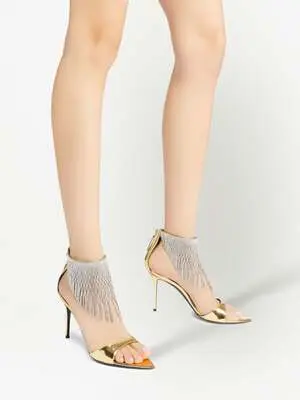 GIUSEPPE ZANOTTI Crystal-embellished Sandals