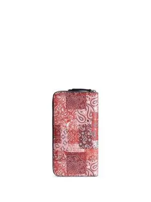 GIUSEPPE ZANOTTI Paisley-print Leather Wallet