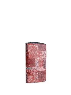 GIUSEPPE ZANOTTI Paisley-print Leather Wallet