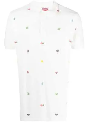 Kenzo Pixel Slim Fit Polo Shirt