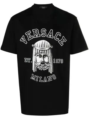 Versace Logo-print Detail T-shirt