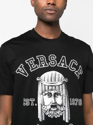 Versace Logo-print Detail T-shirt
