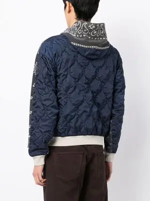 Kapital Paisley-Print Zip Hoodie - Black - 45% Off | Editorialist