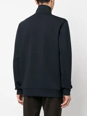 BOSS Logo Embroidered Zip Jacket