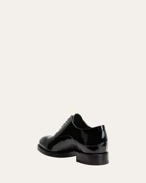 Brunello Cucinelli Patent Leather Oxford Shoes