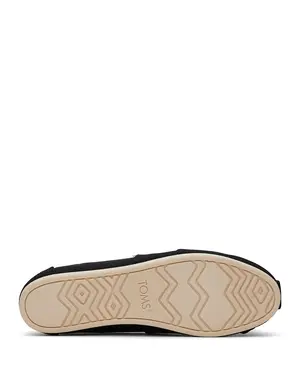 Toms Classic Alpargata Flats - Black/beige