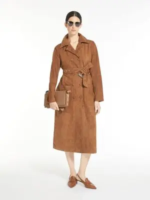 Max Mara Leather Trench Coat