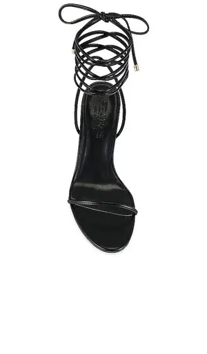 Femme La Barely There Lace Up Heel - Noir