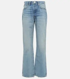 RE/DONE Mid-rise Straight-leg Jeans
