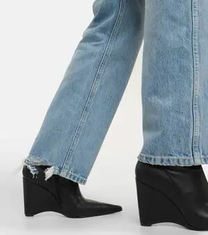 RE/DONE Mid-rise Straight-leg Jeans