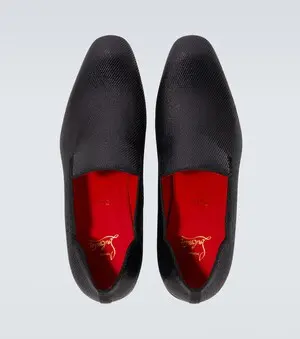 CHRISTIAN LOUBOUTIN Dandy Chick Jacquard Loafers