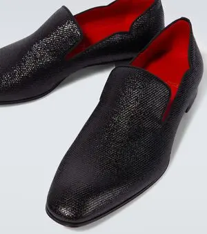 CHRISTIAN LOUBOUTIN Dandy Chick Jacquard Loafers