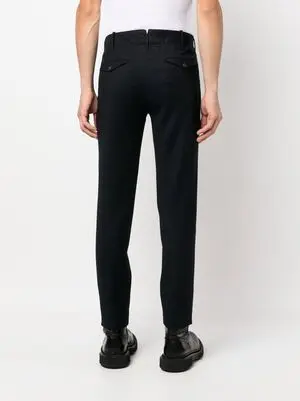 Incotex Mid-rise Straight-leg Trousers - Blue