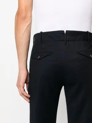 Incotex Mid-rise Straight-leg Trousers - Blue