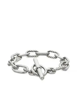 David Yurman Sterling Dy Madison Toggle Chain Bracelet - Silver