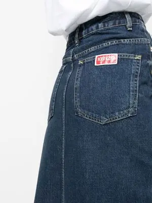 Kenzo Knee-length Denim Skirt