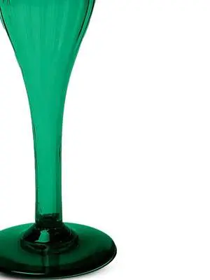 La DoubleJ Glass Gold-trimmed Vase
