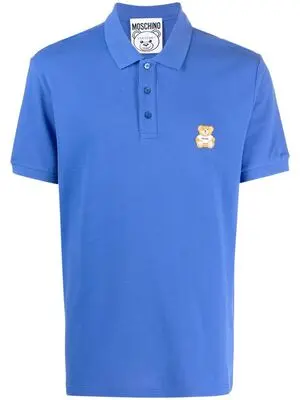 Moschino Logo-patch Polo Shirt