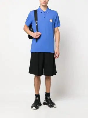 Moschino Logo-patch Polo Shirt