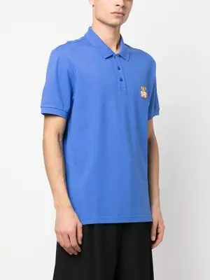 Moschino Logo-patch Polo Shirt