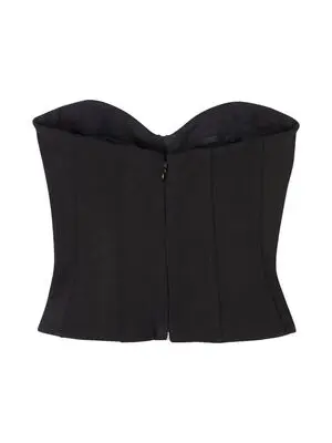 Balenciaga Strapless Bustier Top